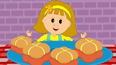 Hot Cross Buns Nursery Rhyme - Nursery Rhymes - Fun Activities For Kids