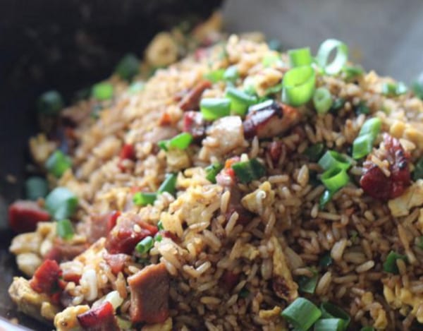 Char sui fried rice
