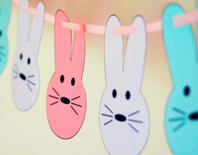 FREE Printable - Bunny Bunting - Easter