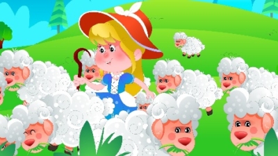 Little Bo Peep Nursery Rhyme - Nursery Rhymes - Fun Activities For Kids