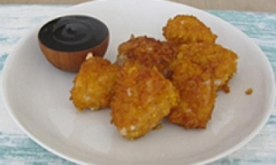 Crunchy chicken nuggets