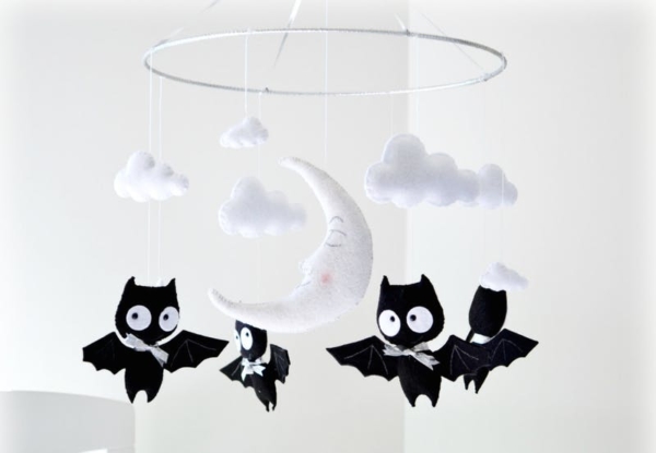 Kids Activities Halloween Crafts Halloween Moon Mobile