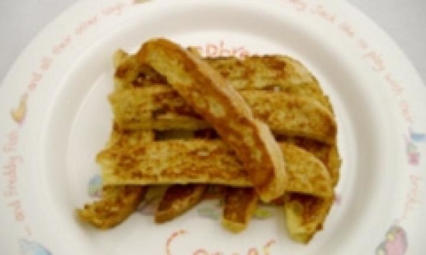 French toast soldiers
