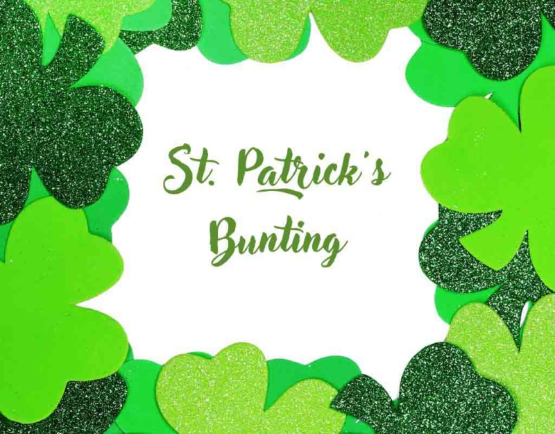 Bunting - St Patrick's Day - FREE printable