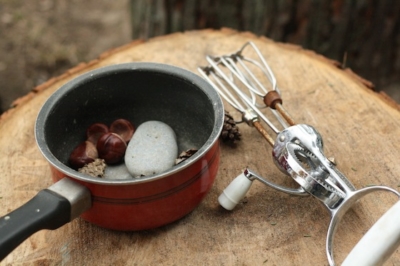 Wet Sand Play With Kitchen Utensils - Activities For Kids
