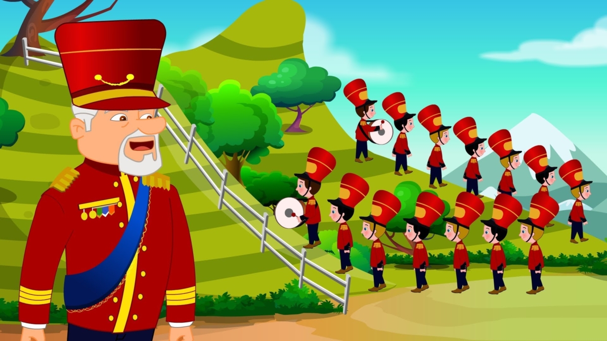 The Grand Old Duke Of York Song - Baby Lullaby - Fun Activities For Kids
