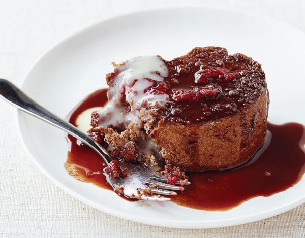 Chocolate raspberry roly poly