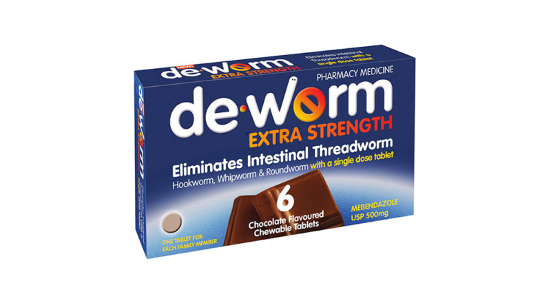 De-Worm Extra Strength 500mg Tablets 10s Family Pack | Kidspot