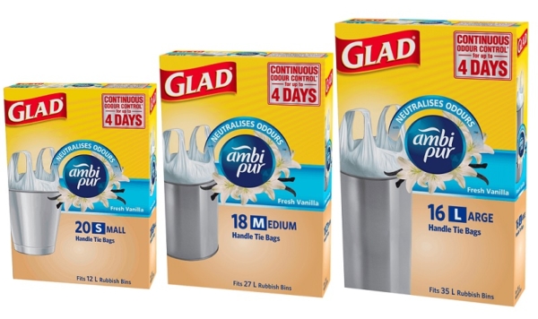 Glad Kitchen Tidy Liners with Ambi Pur | Trial | Kidspot