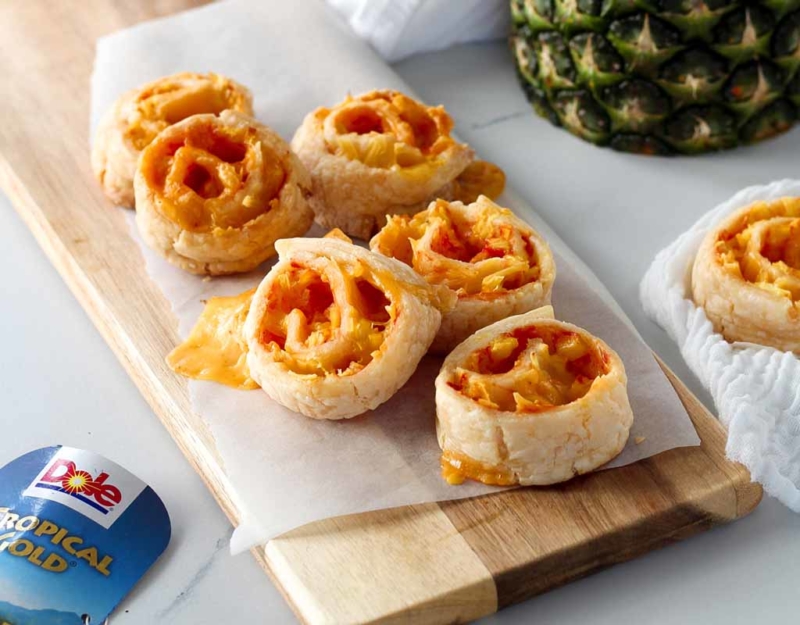 Mini Pineapple and Cheese Scrolls | Recipe | Kidspot