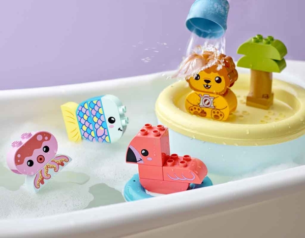 Toy Review | LEGO® DUPLO® Bath Time Fun: Floating Animal Island ...