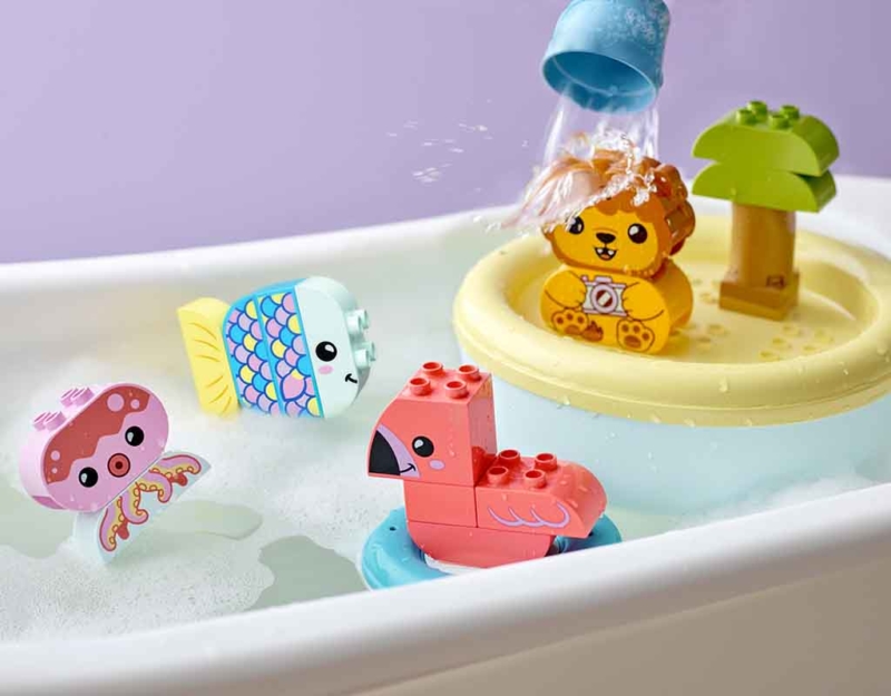 Toy Review | LEGO® DUPLO® Bath Time Fun: Floating Animal Island ...