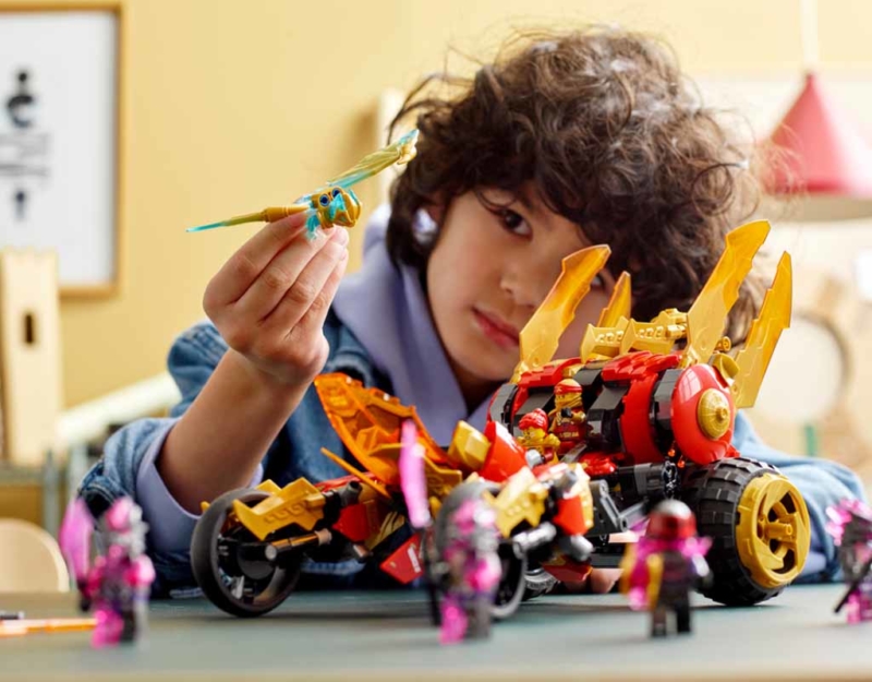 Christmas Gifts | Review Of LEGO® Ninjago® Kai’s Golden Dragon Raider ...